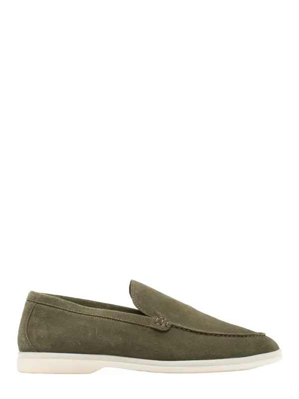 SCAROSSO Ludovico Suede Loafers - Green