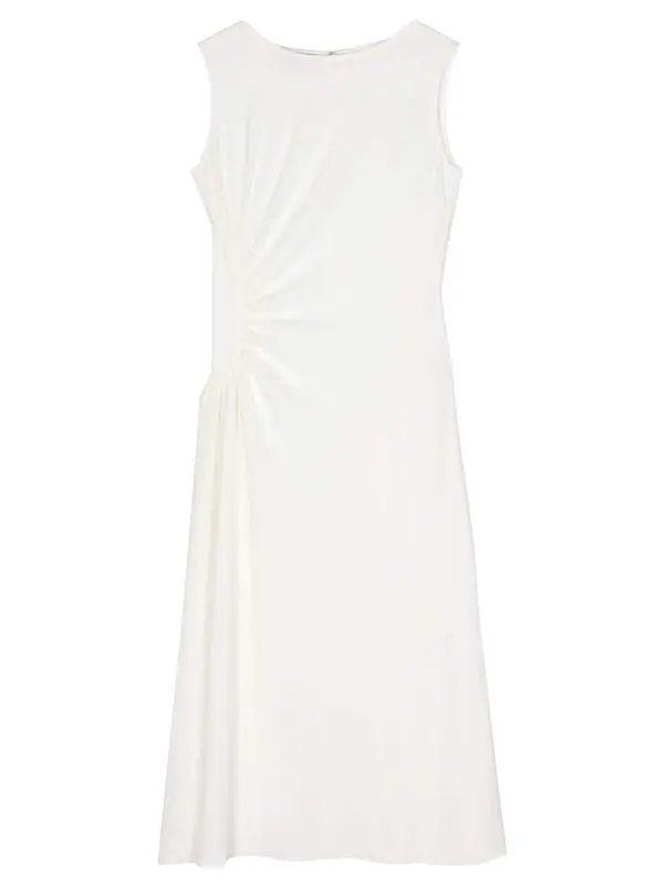 Shiatzy Chen Twisted Midi Dress - White