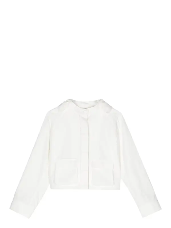 Shiatzy Chen Detachable-hood Cargo Jacket - White