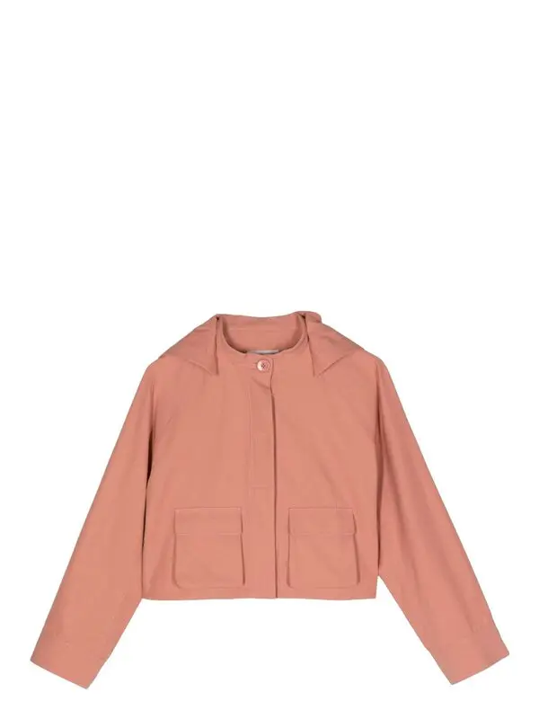 Shiatzy Chen Detachable-hood Cargo Jacket - Pink