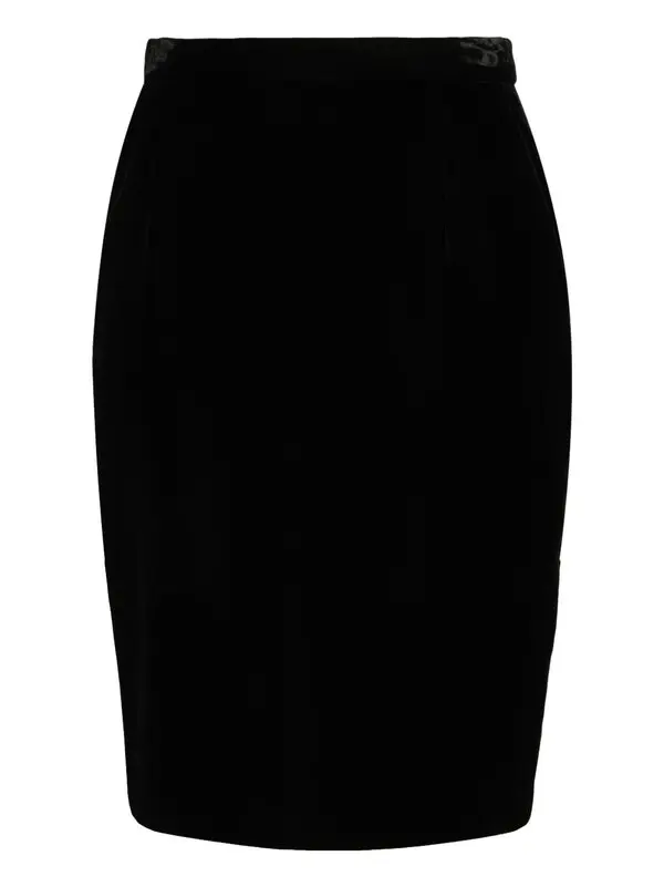 Saint Laurent Pencil Skirt - Black