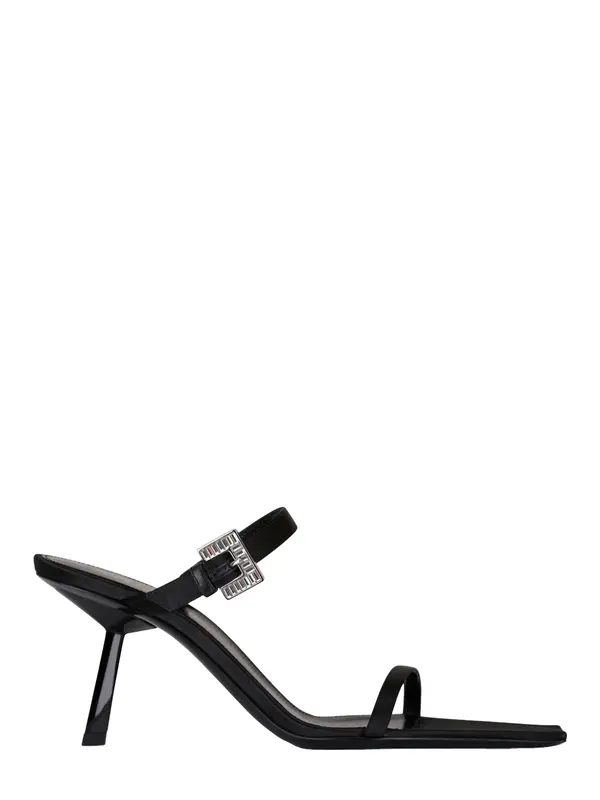 Saint Laurent Hope 75mm Buckle Sandals - Black
