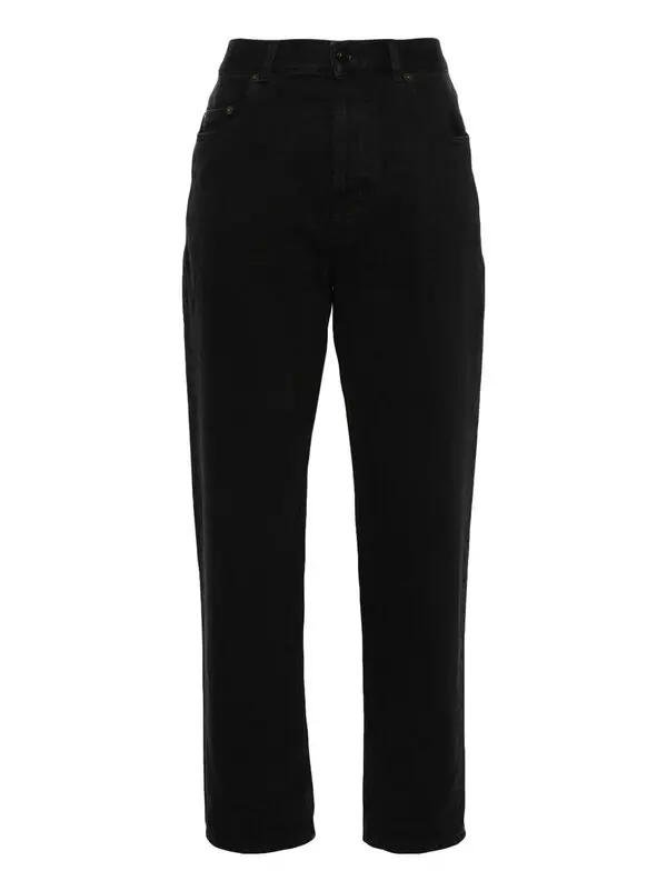Saint Laurent Vanessa High-rise Jeans - Black