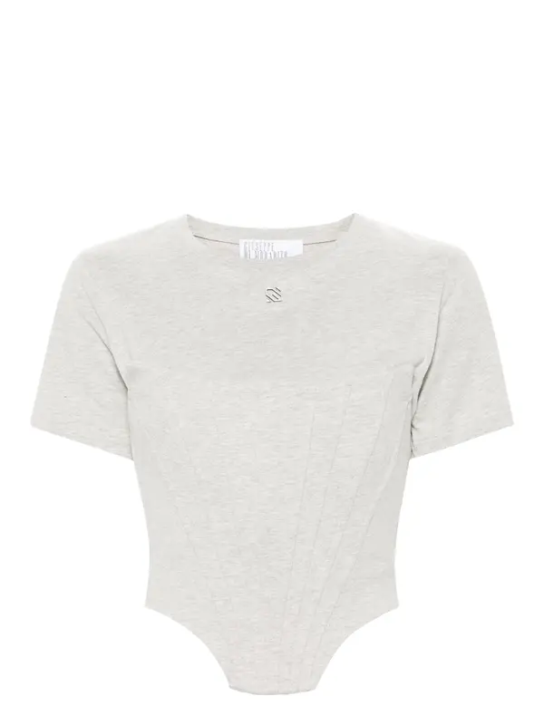 Giuseppe Di Morabito Corset-layer T-shirt - Grey