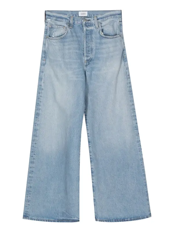 Citizens Of Humanity Beverly High-rise Wide-leg Jeans - Blue