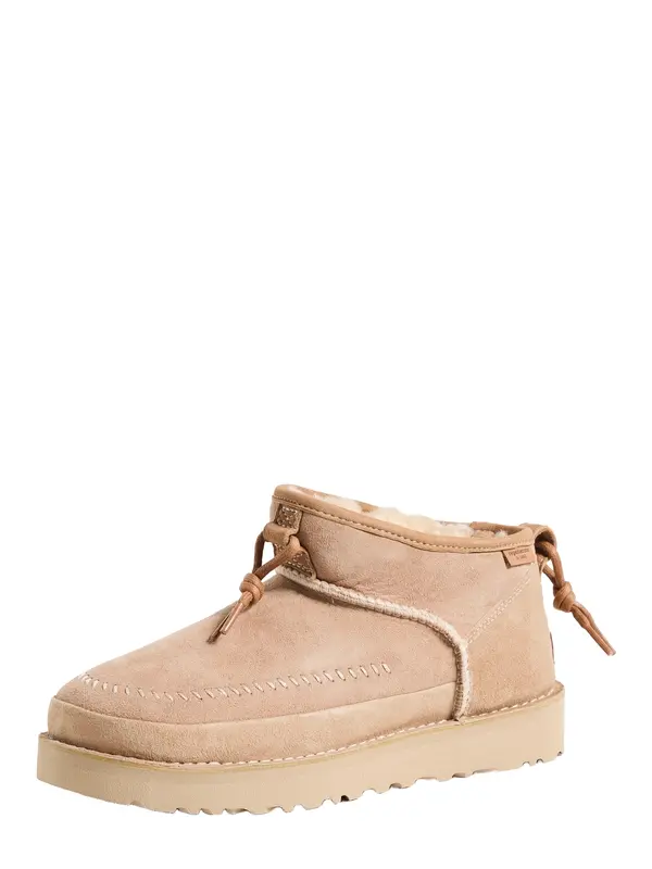 UGG Ultra Mini Crafted Regenerate Slippers - Sand