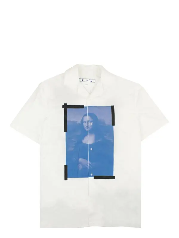 Off-White La Gioconda Bowling Shirt /black - White