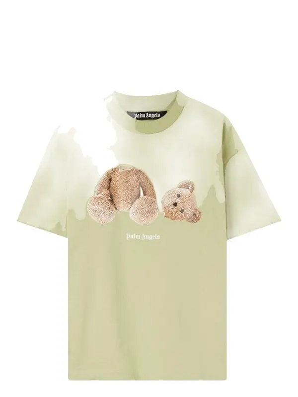 Palm Angels Pa Bear Classic Tee 'mint - Brown