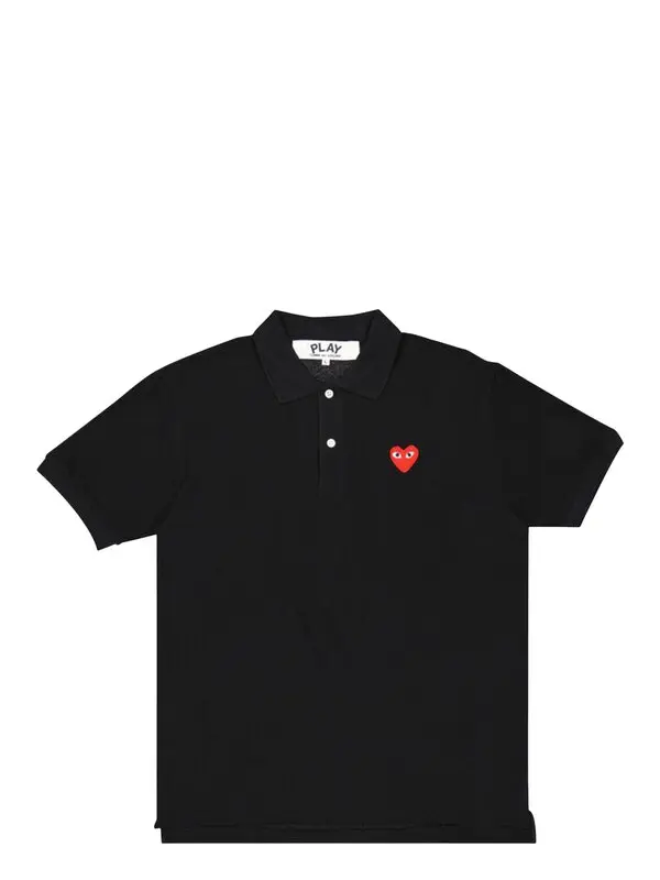 Play Comme Des Garcon Polo - Black