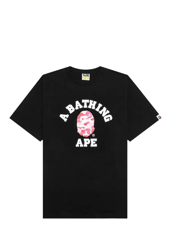 A BATHING APE Abc Camo College /pink - Black