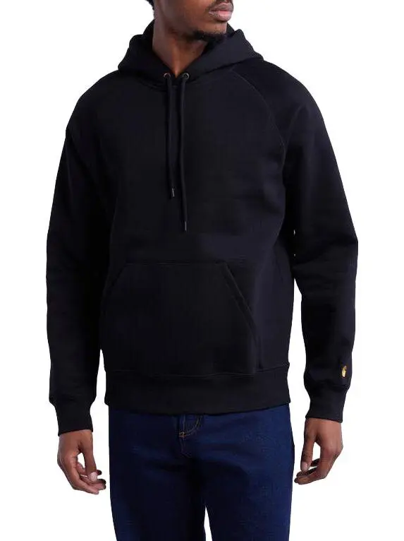 Carhartt Work In Progress Chase Fleece Hoodie - Black / Gold