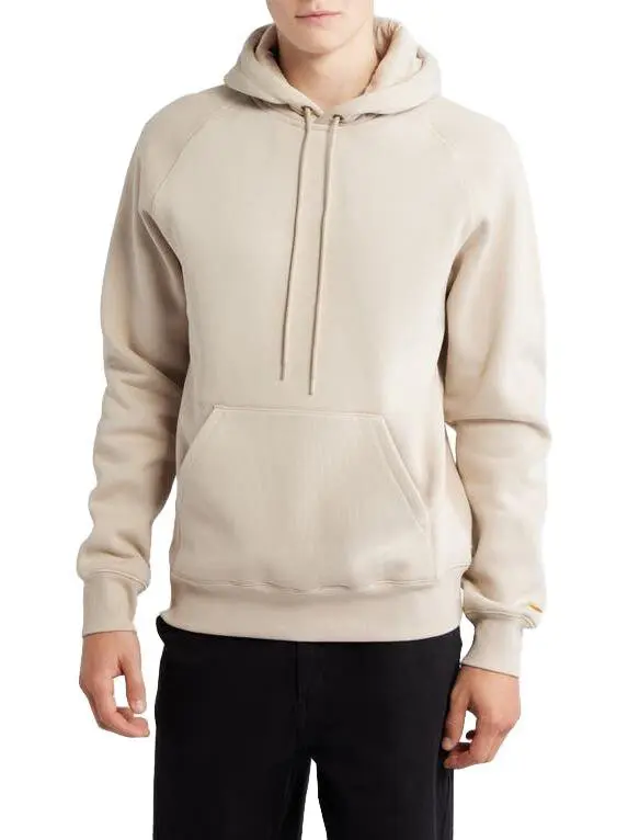 Carhartt Work In Progress Chase Fleece Hoodie - Ivory/gold
