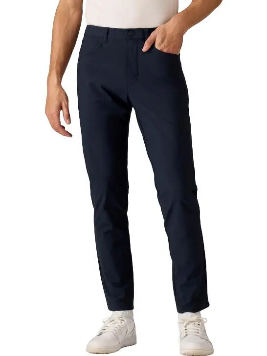 RHONE Momentum Water Repellent Flat Front Golf Pants - True Navy