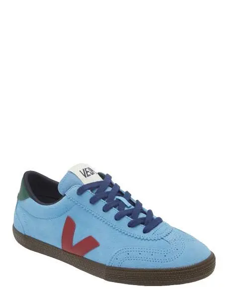 VEJA Volley O.t. Leather Sneakers - Aqua/ Marsala/ Eagle
