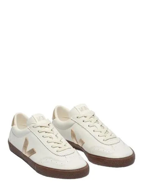 VEJA Volley O.t. Leather Sneakers - White Platine Bark