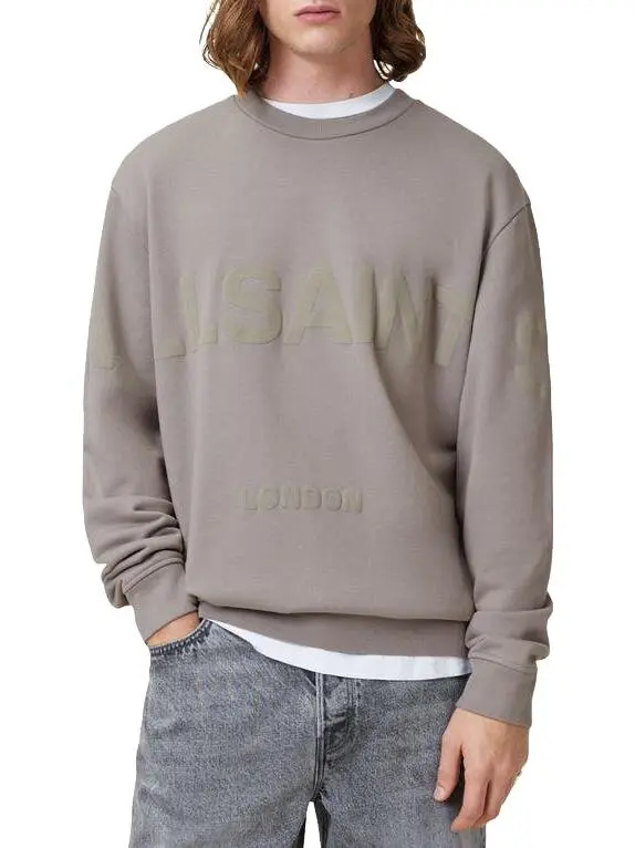 ALLSAINTS Biggy Logo Graphic Sweatshirt - Chestnut Brown