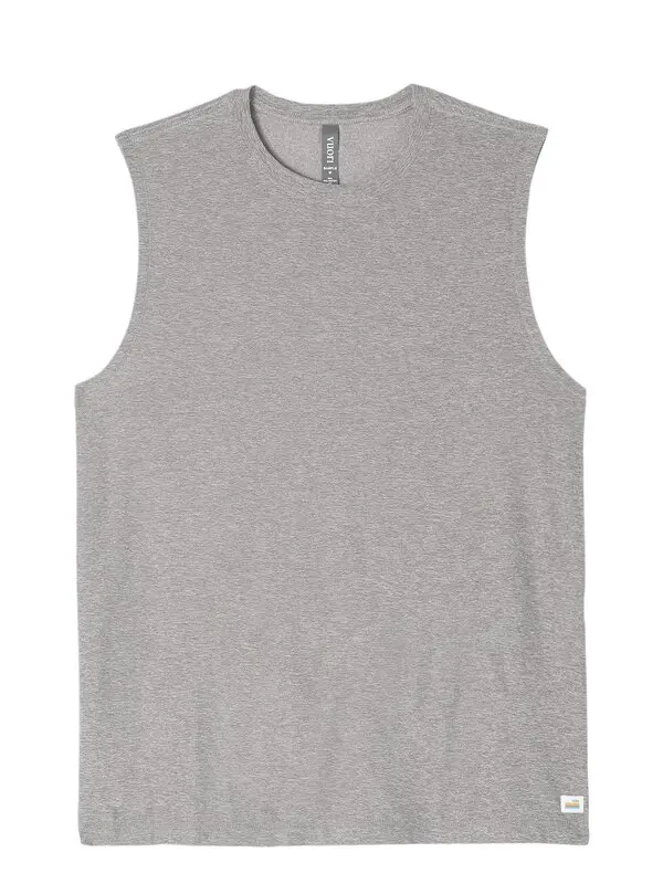 Vuori Trato Muscle Tank Top - Heather Grey