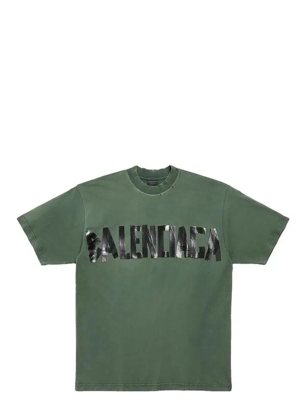 Balenciaga Fit New Tape Type T-shirt - Dark Green