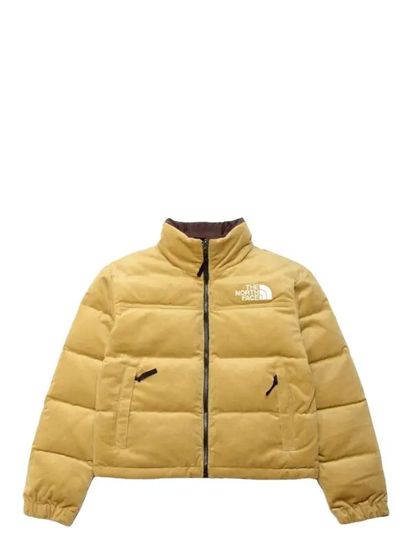The North Face 92 Reversible Nuptse Jacket - Almond Butter/coal Brown