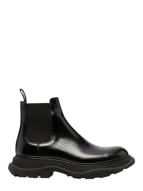 Alexander McQueen Chunky Sole Chelsea Boots - Black