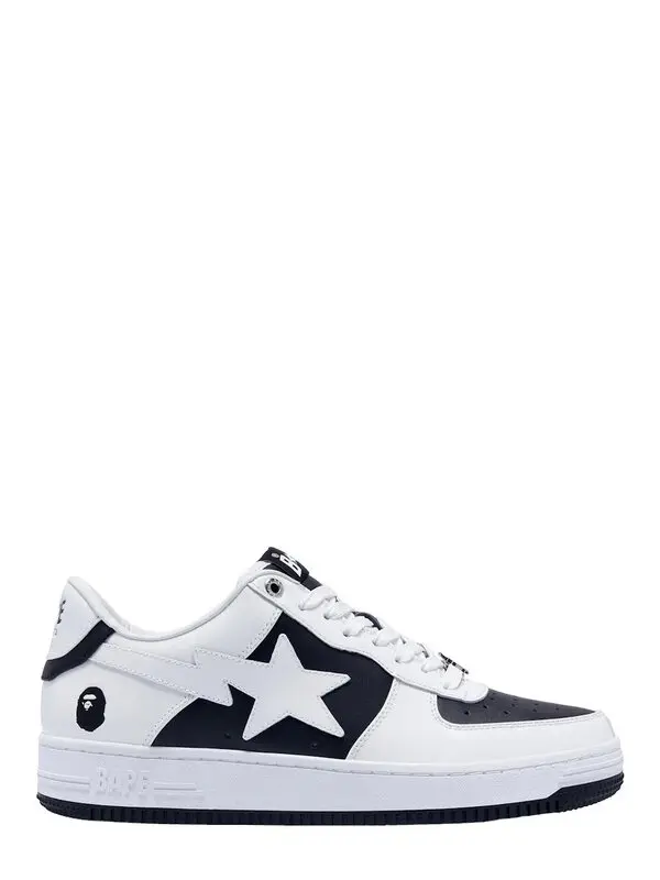 BAPE A Bathing Ape Sta Low #6in - Black/white
