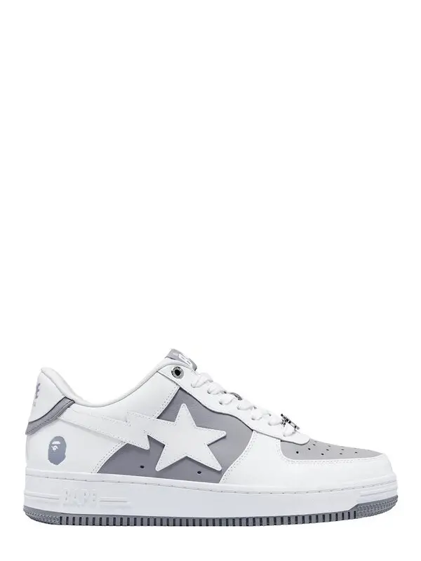 BAPE A Bathing Ape Sta Low #6in - Gray/white
