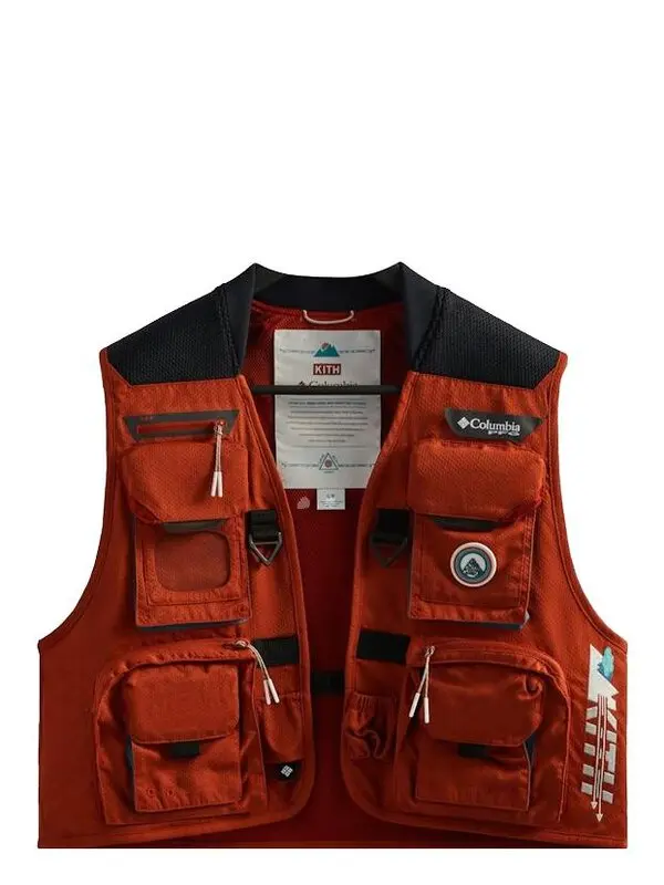 Kith Columbia Henrys Fork V Vest - Sanguine