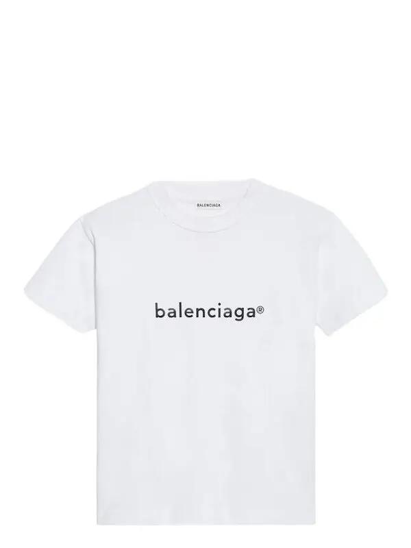 Balenciaga Copyright Small Fit T-shirt - White