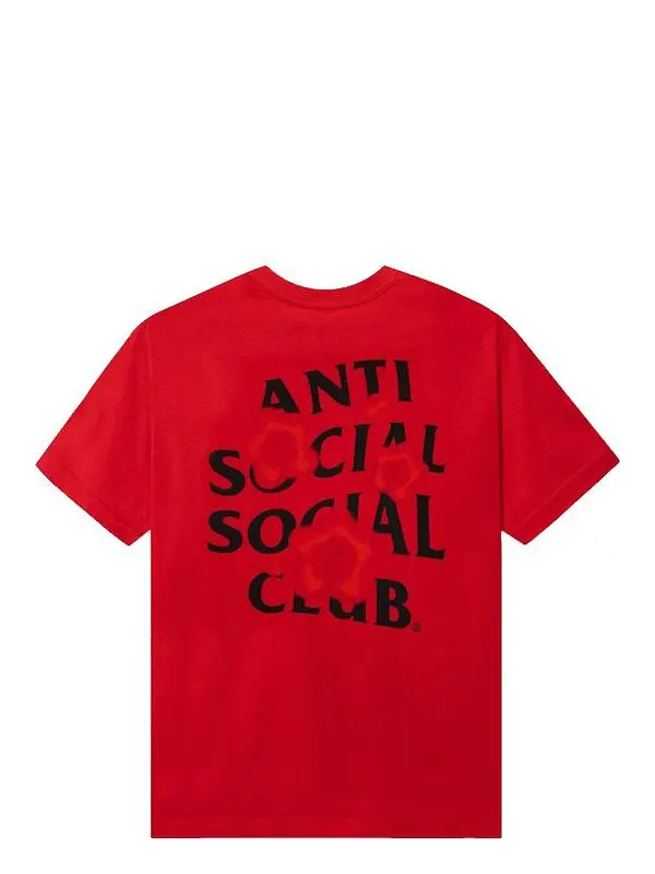 ANTI SOCIAL SOCIAL CLUB Seeing The Feeling Tee Shirt - Red