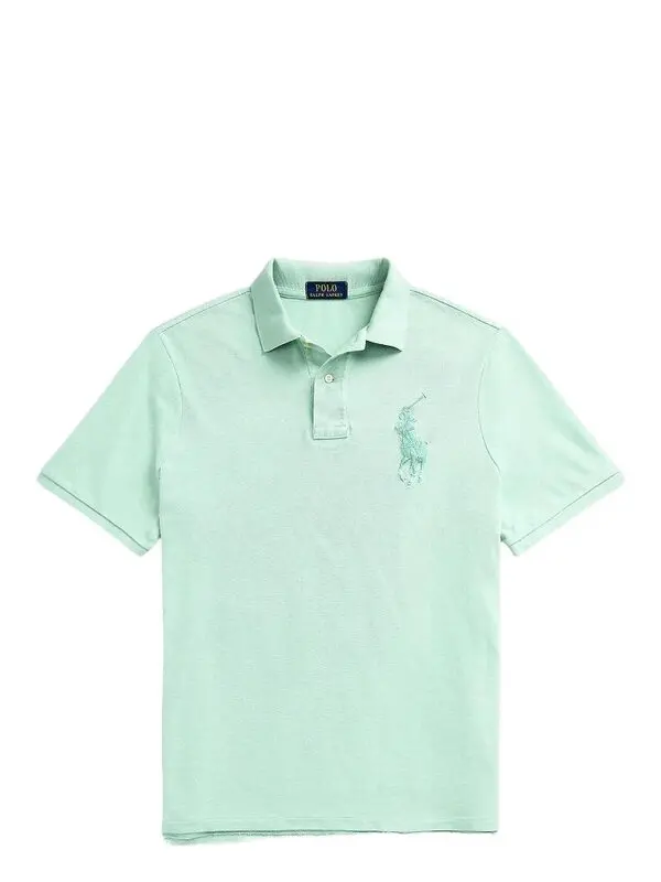 Polo Ralph Lauren Polo Bear Cotton-blend Polo Shirt - Celadon