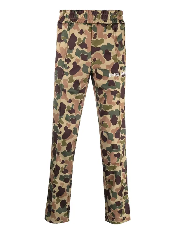 Palm Angels Camouflage Track Pants - Brown/green