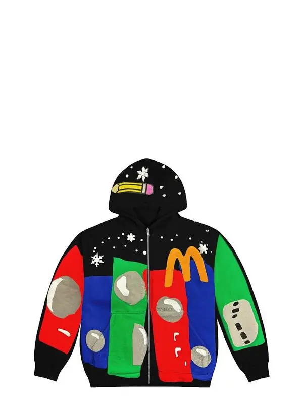 KERWIN FROST X Mcdonald's Cpfm Uptown Moe Zip Hoodie - Black