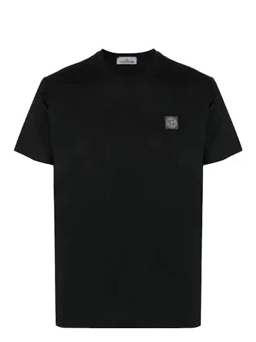 Stone Island Logo Patch T-shirt - Black
