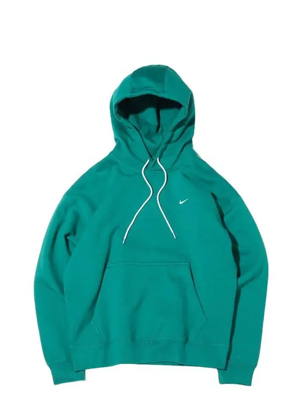 Nike Nikelab Solo Swoosh Fleece Hoodie - Mystic Green