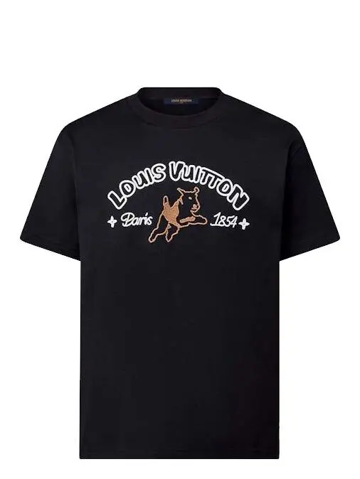 LOUIS VUITTON By Tyler, The Creator Embroidered Cotton T-shirt - Black