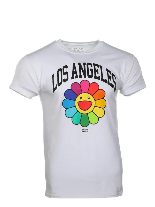 TAKASHI MURAKAMI Complexcon Los Angeles Flower Tee Shirt - White