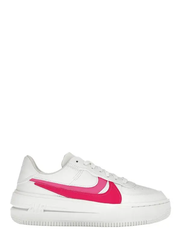 Nike Air Force 1 Plt.af.orm Sneakers - White/fireberry/fierce Pink