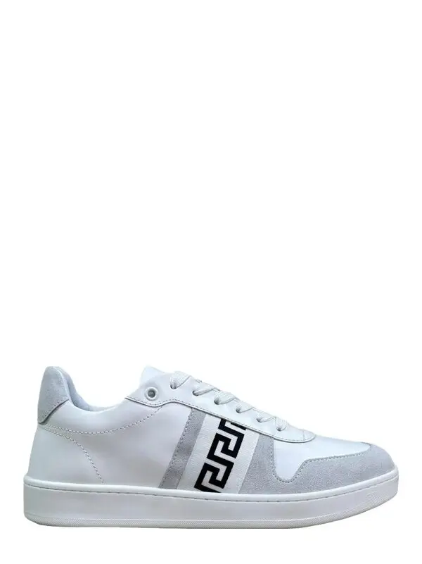 Versace La Greca Low-top Sneakers - White/black