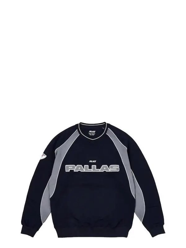 PALACE Pallas Panel Crew - Navy Blue