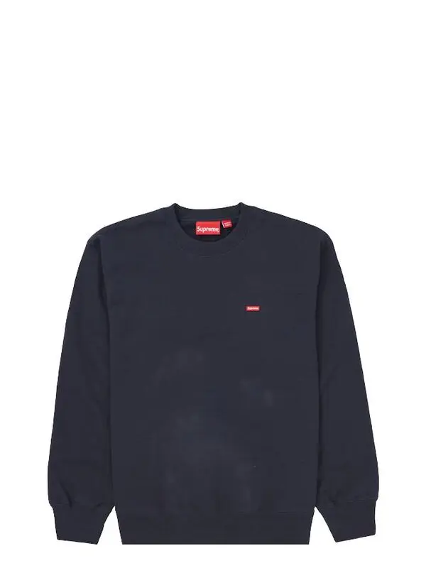 Supreme Small Box Crewneck Sweatshirt - Navy Blue