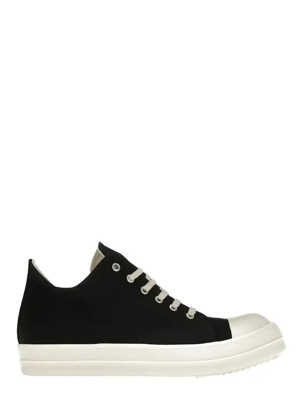Rick Owens Lido Low Sneakers - Black/milk