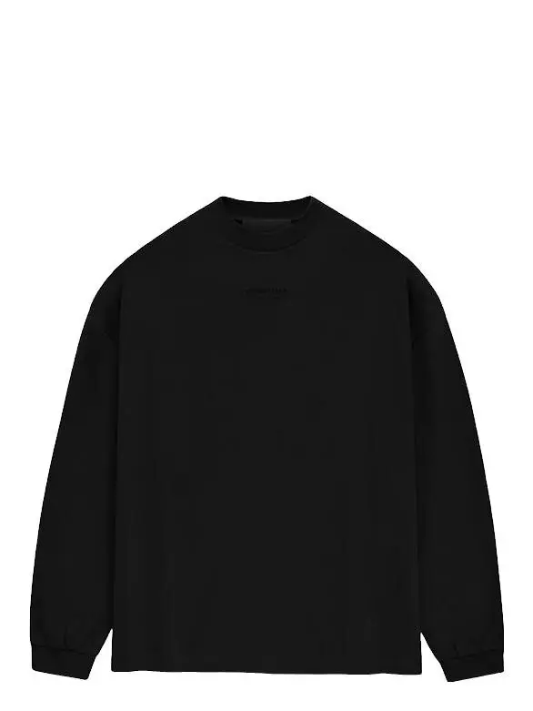 Fear Of God Essentials Long Sleeve T-shirt - Jet Black