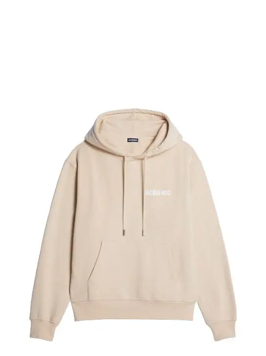 Jacquemus Le Sweatshirt Hooded Sweatshirt - Light Beige