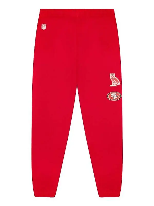 OVO X Nfl San Francisco 49ers Sweatpant - Red