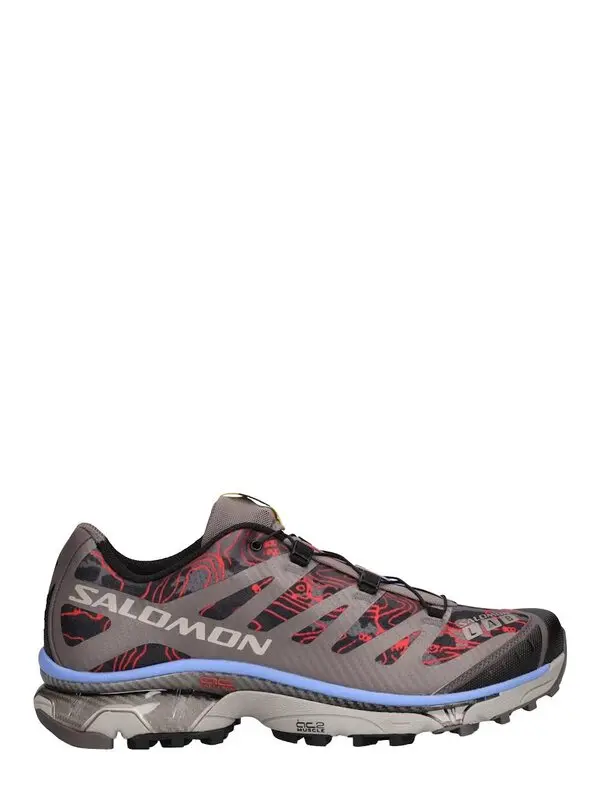 SALOMON Xt-4 Og Topography Sneakers - Black/plum Kitten/blue Bonnet
