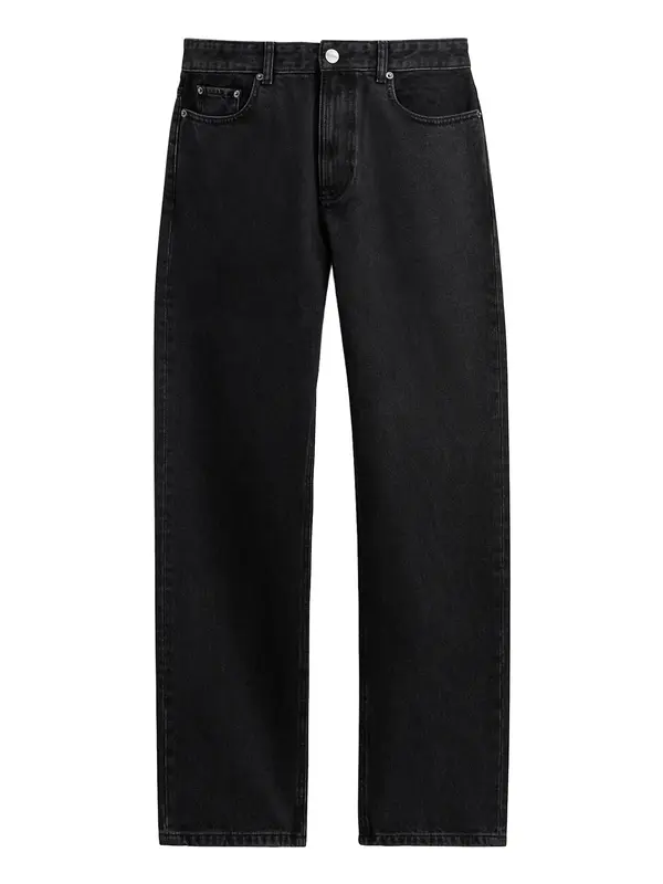 Coach Tapered Jeans In Organic Cotton - Black