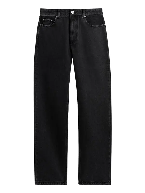 COACH Tapered Jeans In Organic Cotton - Black