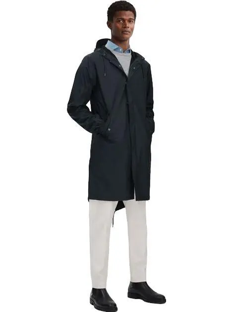 Rains Fishtail Parka - Navy