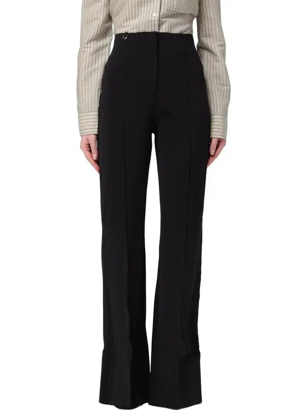 Jacquemus Tailored Wide Leg Trousers - Black