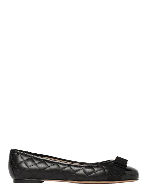 FERRAGAMO Ballerina Flats - Black